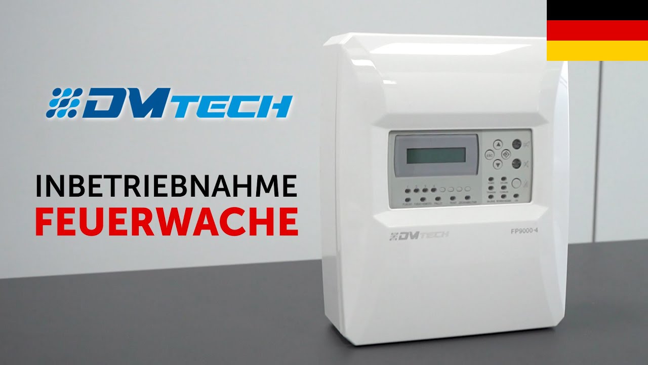 DMTech FP9000 Brandmeldezentrale | Inbetriebnahme - YouTube