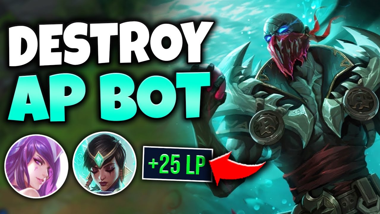 HOW TO BUILD PYKE INTO DOUBLE AP BOT LANE! (RANK 1 PYKE NA) - League of ...