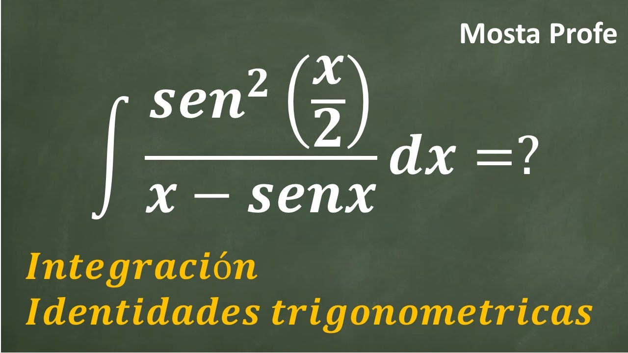 Cómo Resolver Integrales con Funciones y Relaciones Trigonométricas ...
