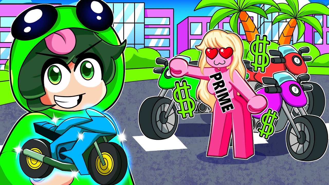 My CRUSH Called Me POOR, So I Bought VIP BIKE In Roblox Driving Empire ...