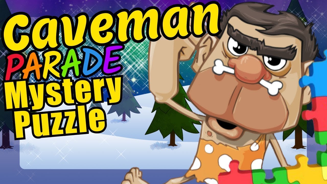 Caveman Themed Puzzle Educational Video for Kids 1 - YouTube