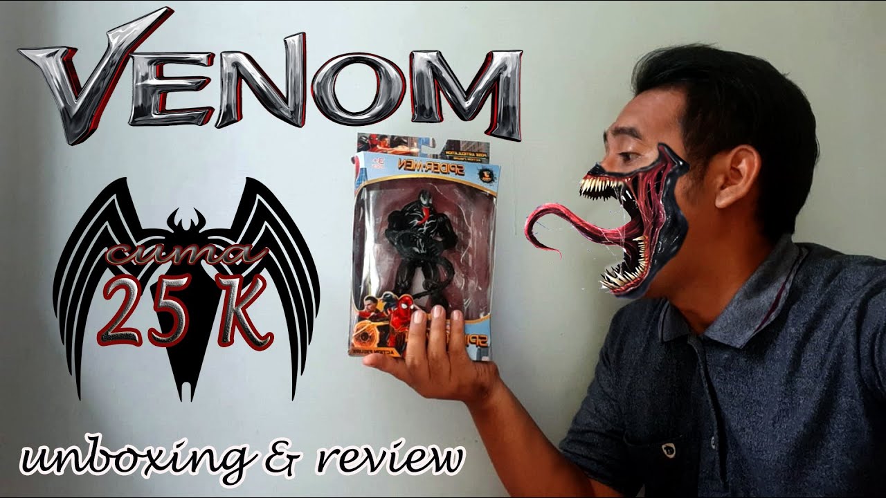 VENOM SYMBIOTE || UNBOXING & REVIEW ACTION FIGURE VENOM - YouTube