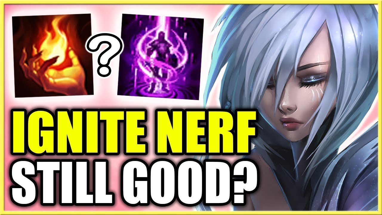 IGNITE NERF STILL OP? Ignite VS Teleport Explained! - League of Legends ...