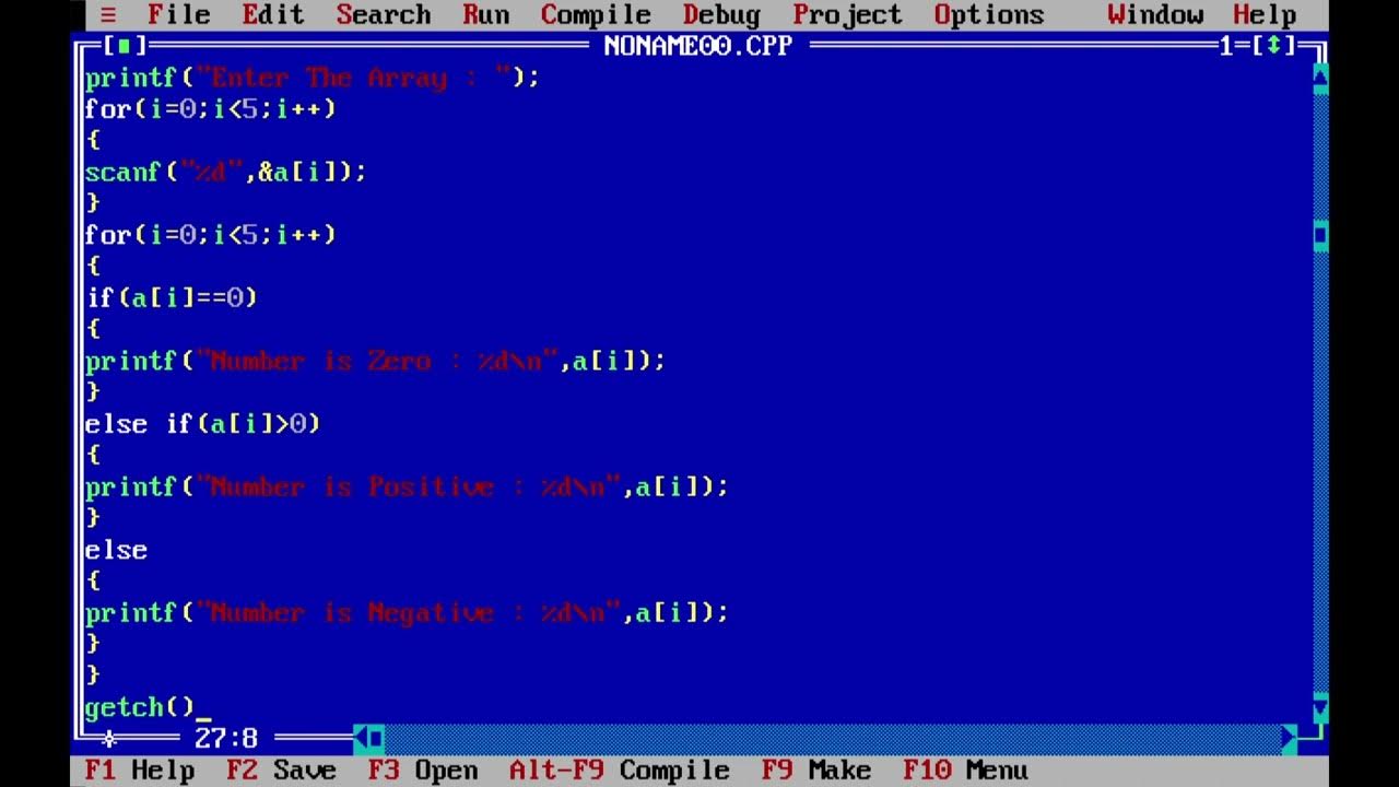 Check the number is positive, negative, and zero in C Language - YouTube