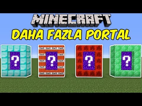 Minecraft DAHA FAZLA PORTAL MODU (Elmas Portal,Zümrüt Portal) - Minecraft Boyutları