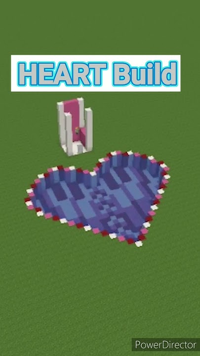 Minecraft Heart Build ♥ #shorts #minecraft - YouTube