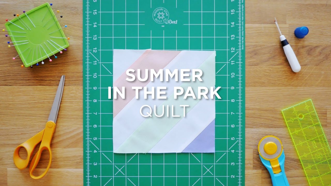 Quilt Snips Mini Tutorial - Summer In The Park - YouTube