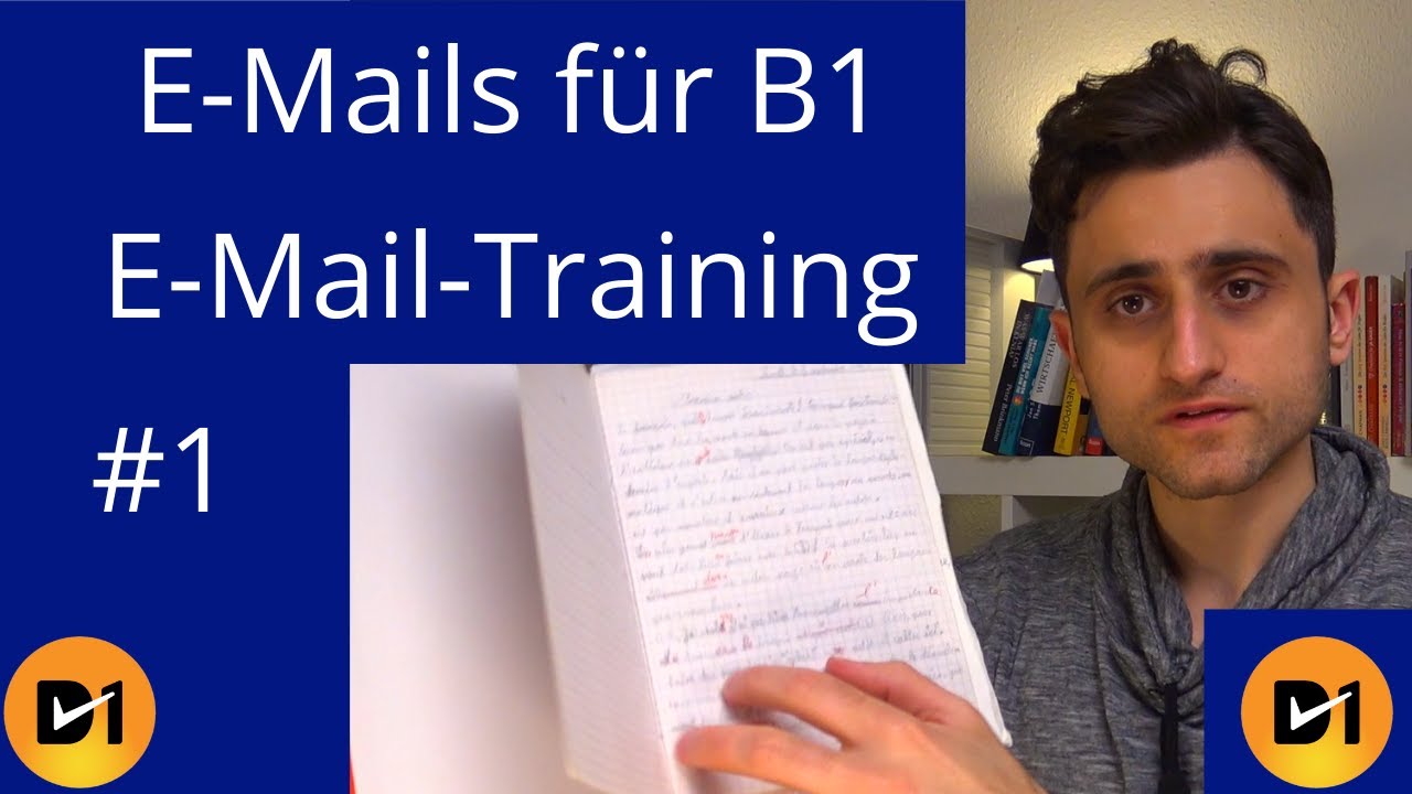 B1 E-Mail schreiben B1 كتابة موضوع - YouTube