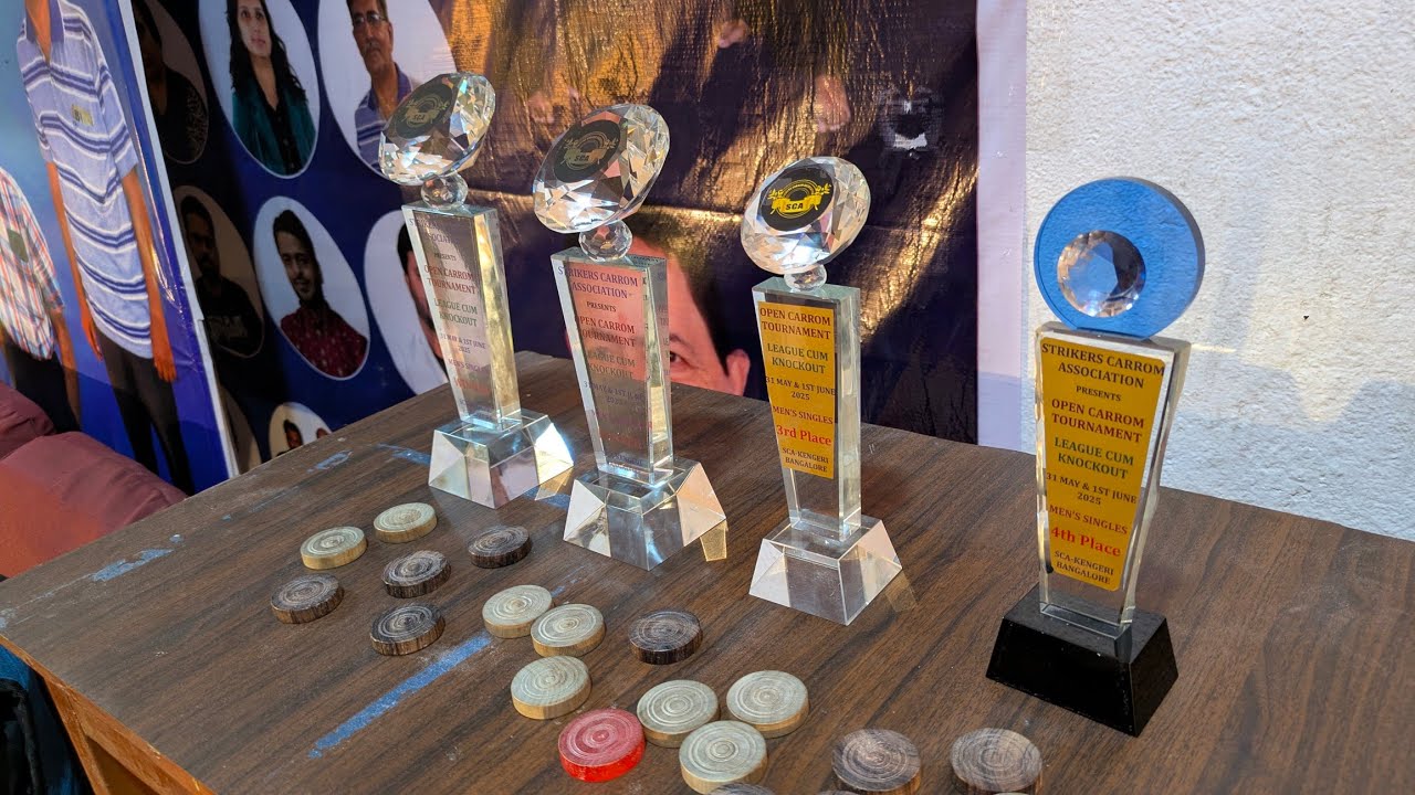 Prize Distribution Event - SCA Open to all Carrom Tournament - YouTube