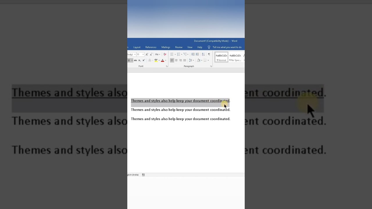 Remove Underline In Word Between Text word tricks YouTube Remove Underline In Word Between Text word tricks YouTube