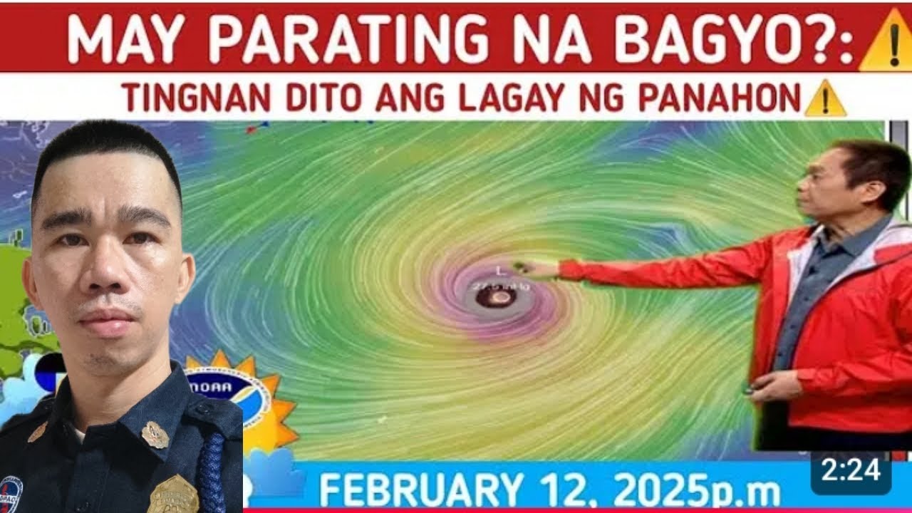 BAGYONG PARATING 😱😱 WEATHER UPDATE NGAYONG GABI 2,12,25 @GemzChannel☔☔ ...