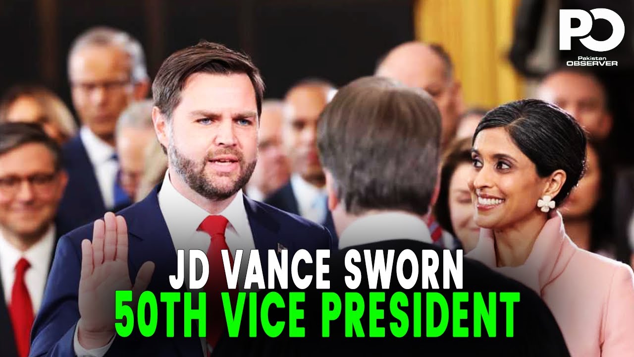James David Vance Takes Oath as the 50th Vice President of the United ...