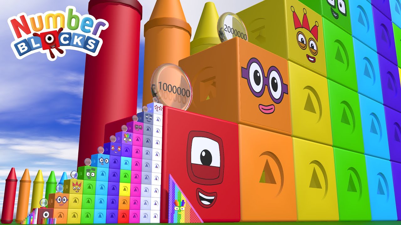 New Meta Numberblocks Standing Tall StepSquad 780 VS 1000 VS 1000000 ...