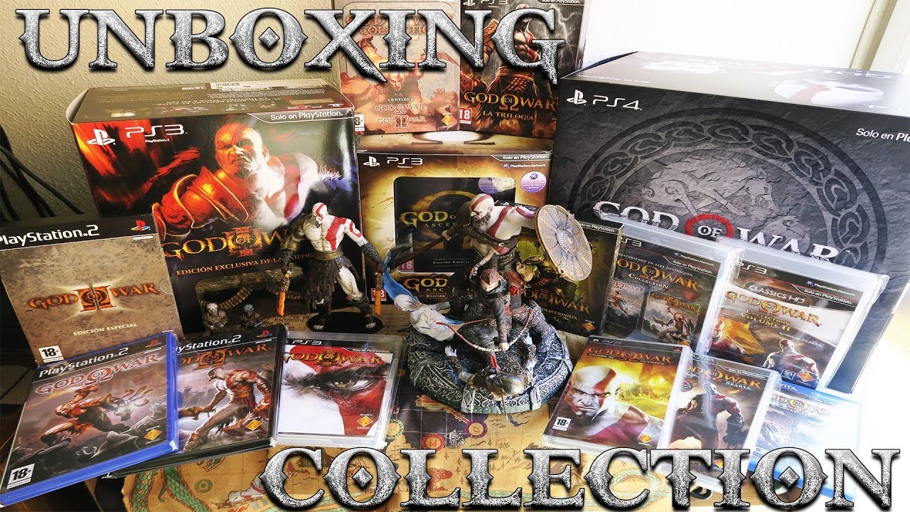 GOD OF WAR COLLECTOR'S EDITION UNBOXING & COLLECTION - YouTube