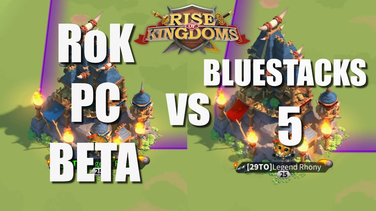 OFFICIAL ROK PC APP Beta review vs Bluestacks 5 - YouTube