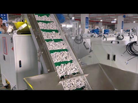 Warehouse visual counting packing machine - YouTube