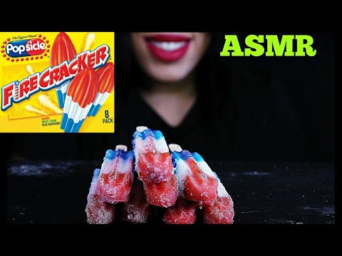 ASMR | Firecracker popsicles😋 ( RELAXING EATING SOUNDS ) NO TALKING ...