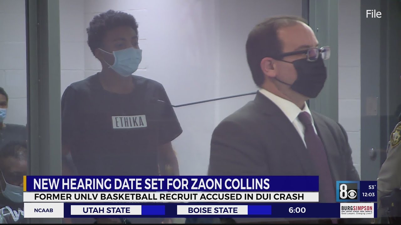 New hearing date set for Zaon Collins, accused in DUI crash - YouTube