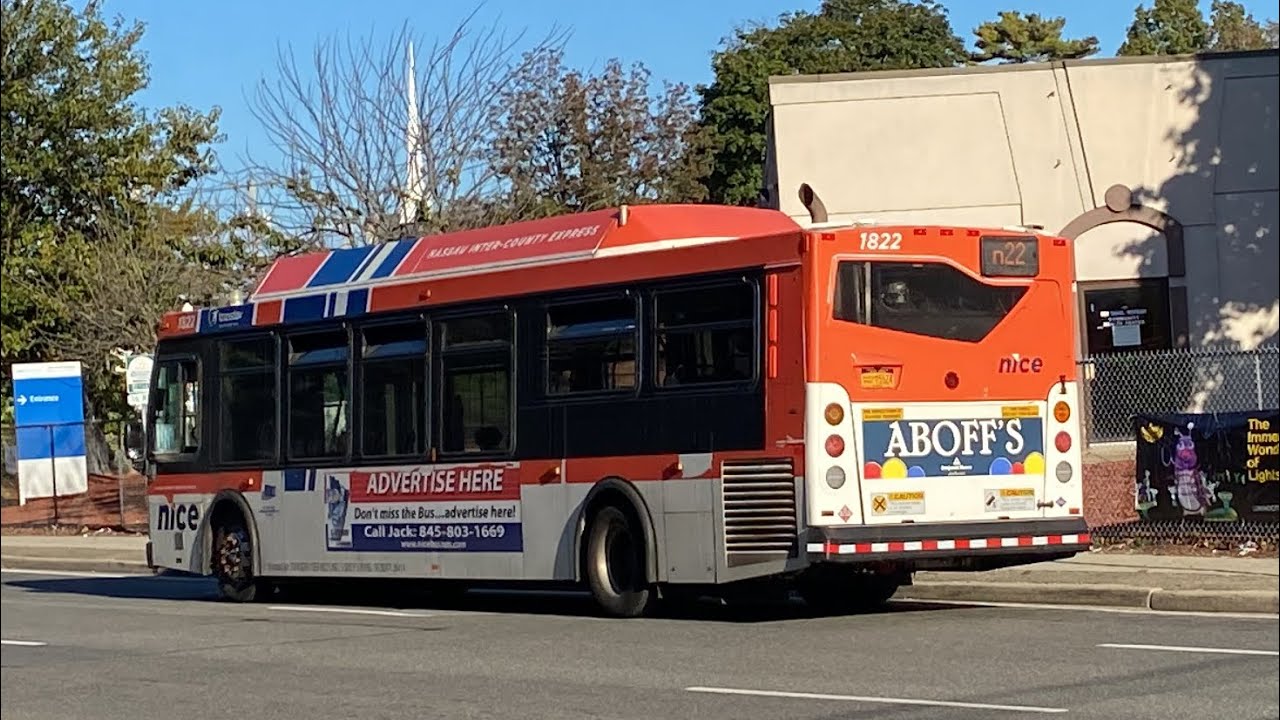 NICE Bus: 2011 Orion VII CNG NG 1822 on the n22 - YouTube