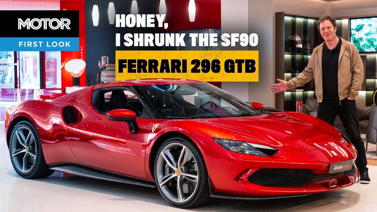 Ferrari 296 GTB arrives in Australia. Jump in with MOTOR! - YouTube