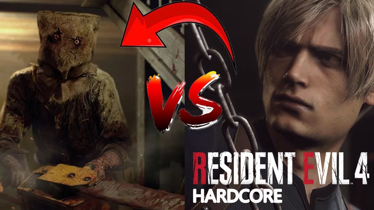 LEON VS ZOMBIE SATU KAMPUNG + DENJI ‼️Resident evil 4 remake GAMEPLAY ...