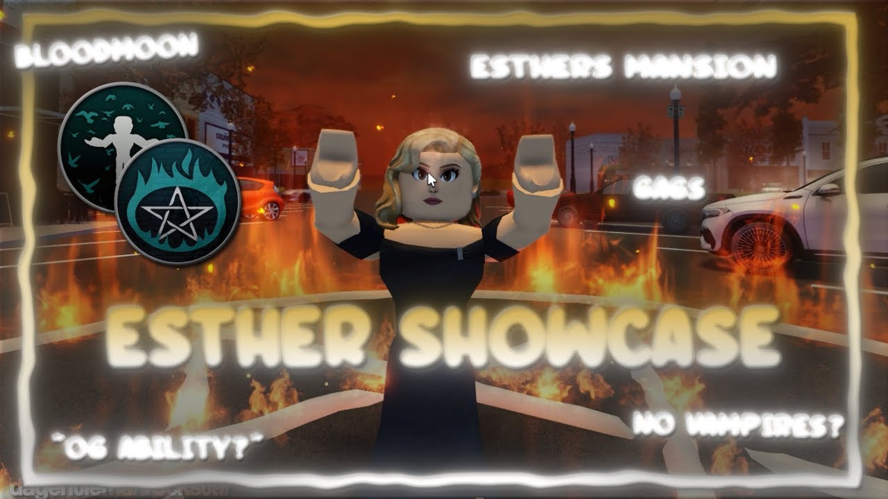 ESTHER SHOWCASE + ABILITY REVIEW | BLOODMOON🩸🌕 | TVL2 - YouTube