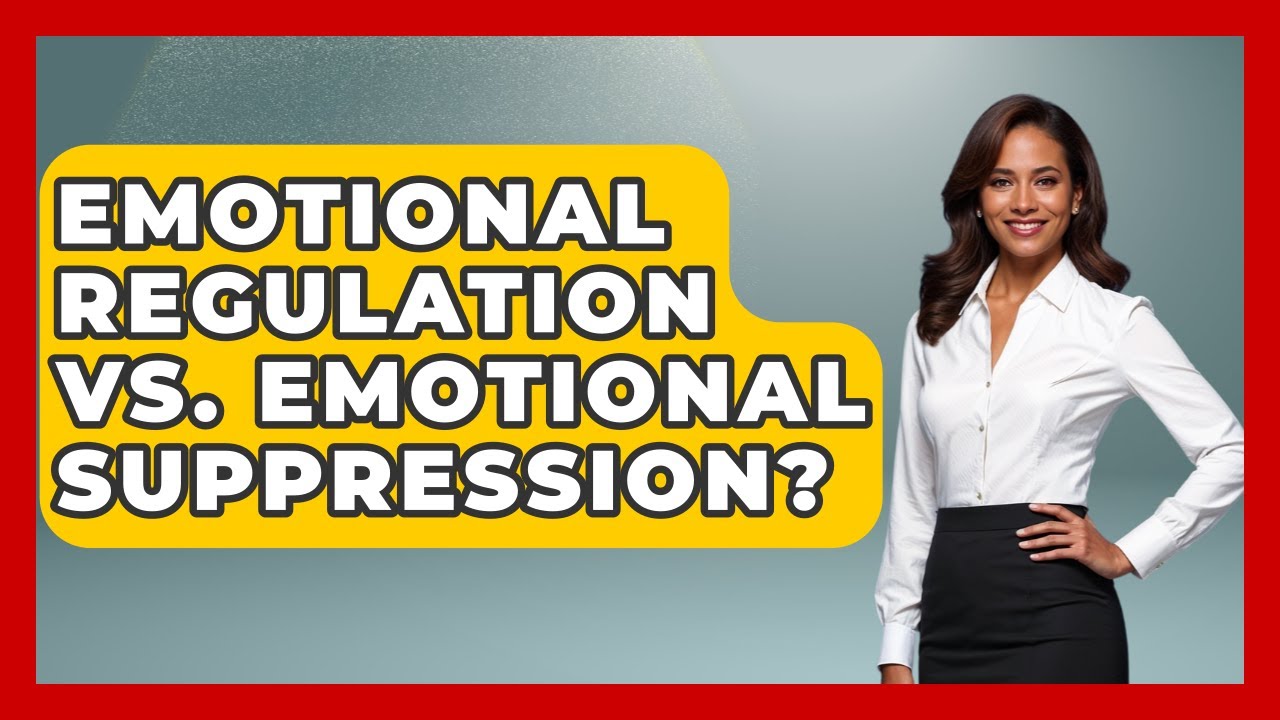 Emotional Regulation Vs. Emotional Suppression? - Cognitive Therapy Hub ...