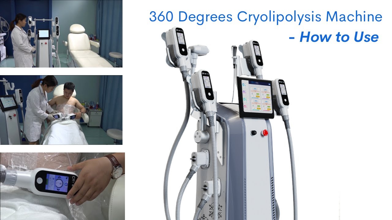 360 Degree Cryolipolysis Weight Loss Machine | How to Use - YouTube