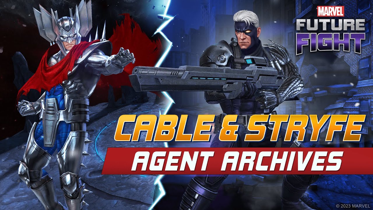 MARVEL Future Fight: Cable & Stryfe Agent Archives - YouTube