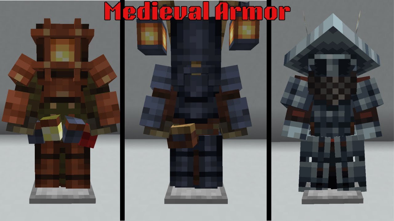 Greatest Medieval Armor In Minecraft! (Mod Showcase) - YouTube