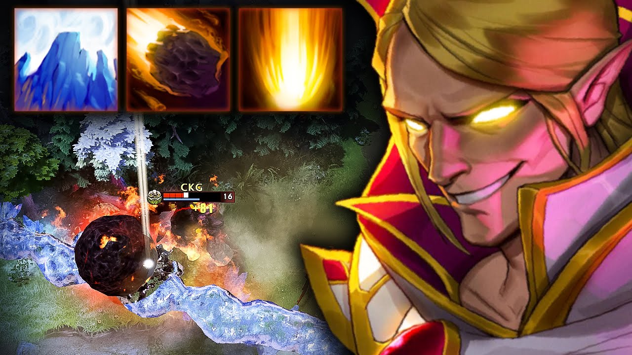 BEAUTIFUL ICE WALL COMBO | EPIC QUAS WEX INVOKER | Dota 2 Invoker - YouTube