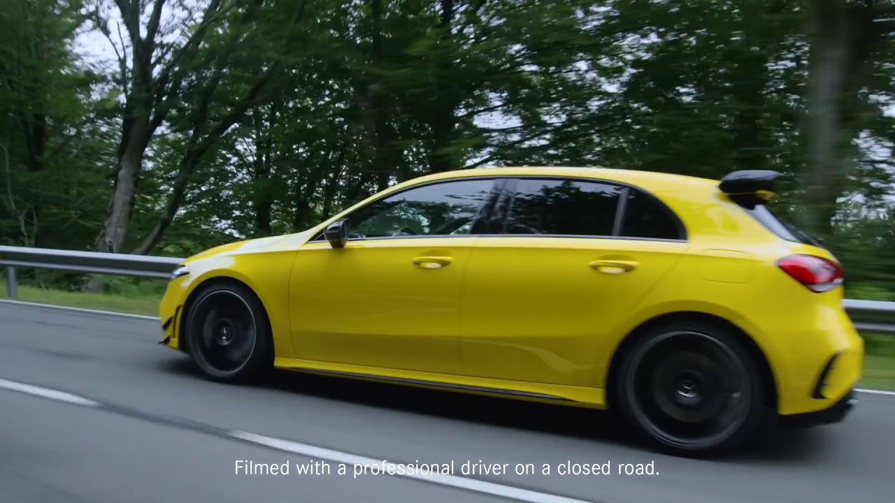 Mercedes-AMG A 35 4MATIC 2019 AMG TRACK PACE - YouTube