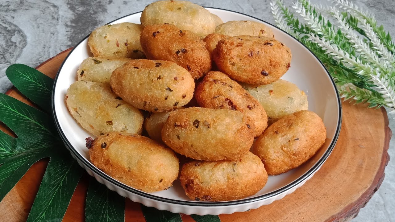 Comro Renyah Gurih Pedas | Gorengan Singkong - YouTube