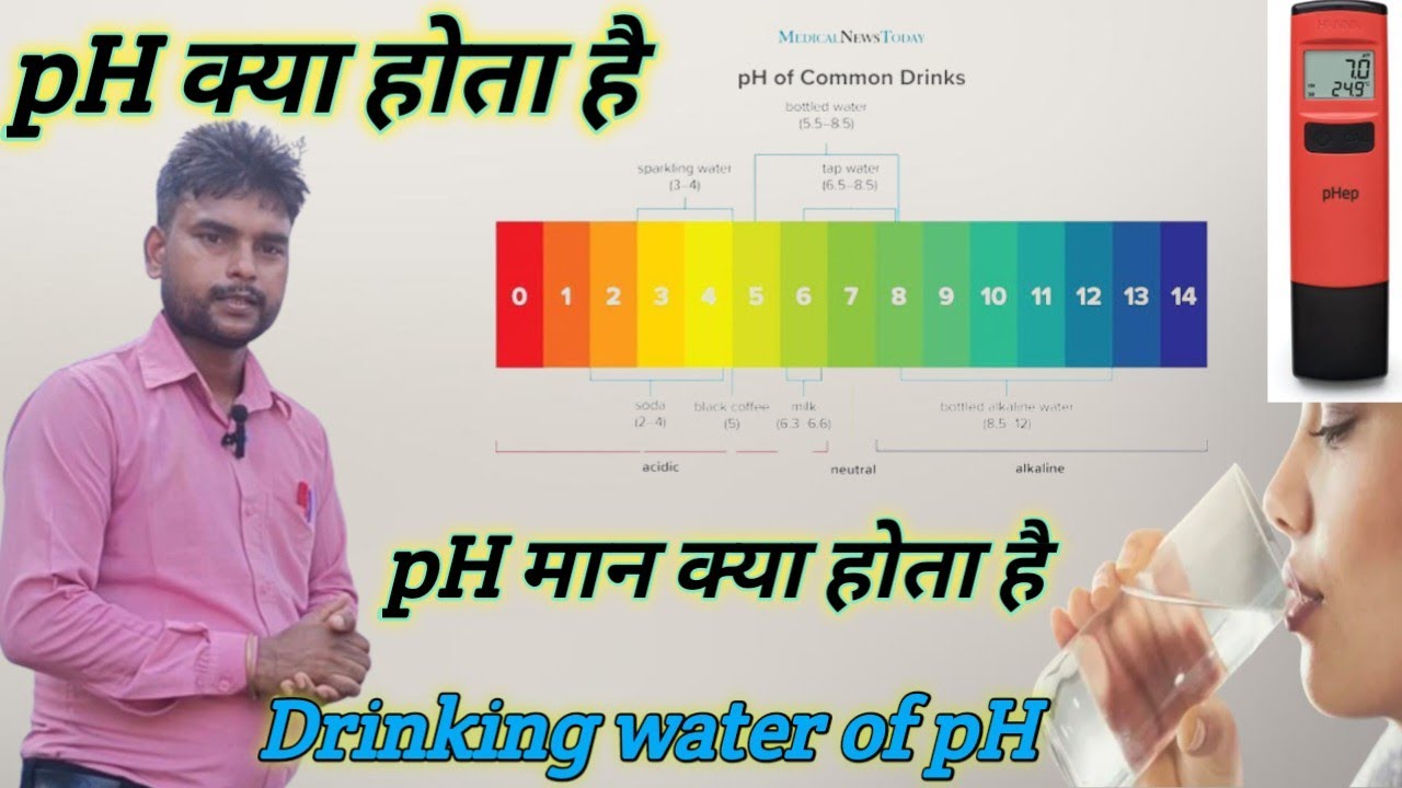 pH मान क्या होता है| drinking water of pH| STP water ka pH कितना hota hai| waterpH #delydays ...