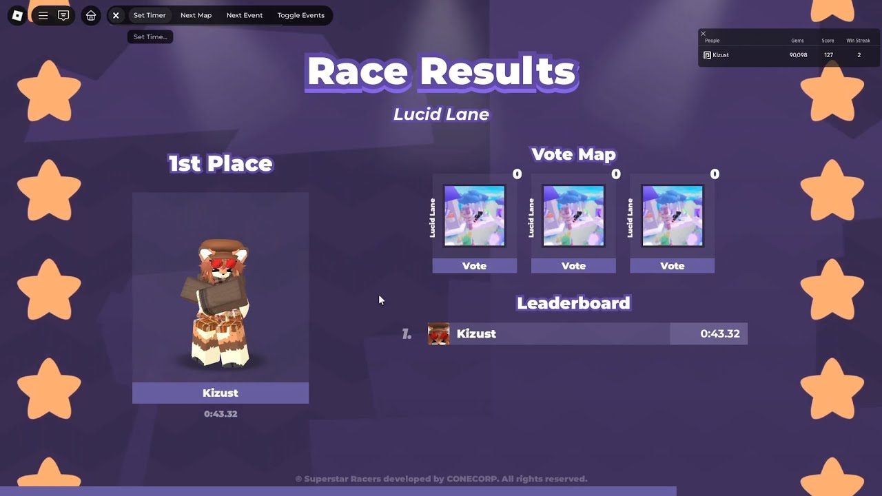 Superstar Racers Speedrun - Lucid Lane 43.320 - YouTube