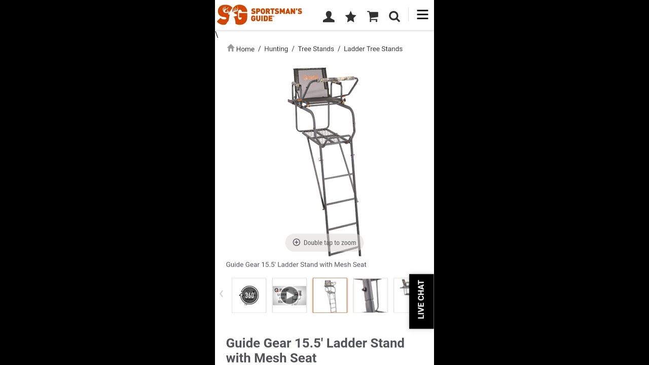Guide Gear 15.5' tree stand review - YouTube