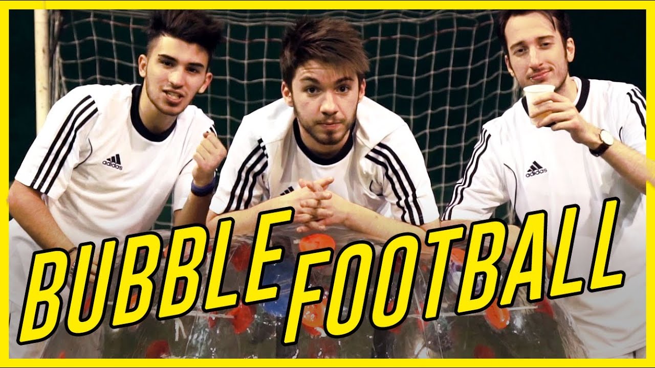 BUBBLE FOOTBALL CHALLENGE - Matt & Bise w/ IlluminatiCrew - YouTube