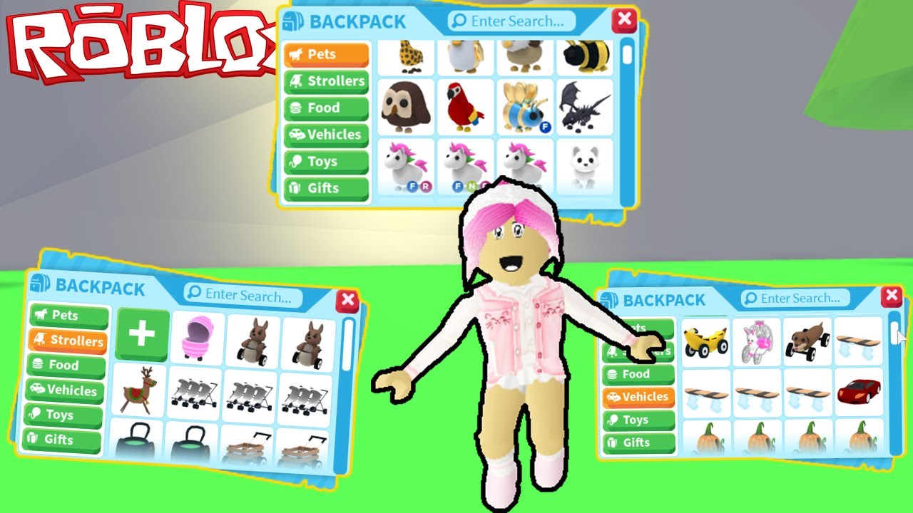 My AMAZING Roblox Adopt Me Inventory - YouTube