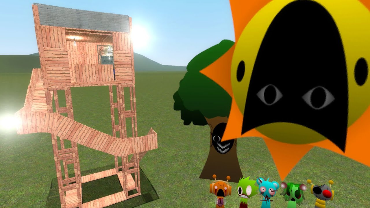 Scary Sprunki Nightmare Vs Towers In Garry's Mod - YouTube