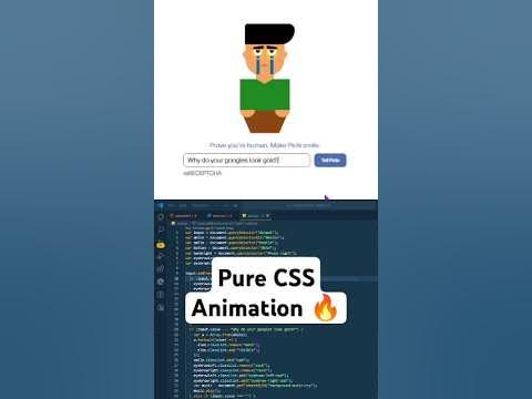 Make Picle Smile CAPTCHA CSS Animation - YouTube