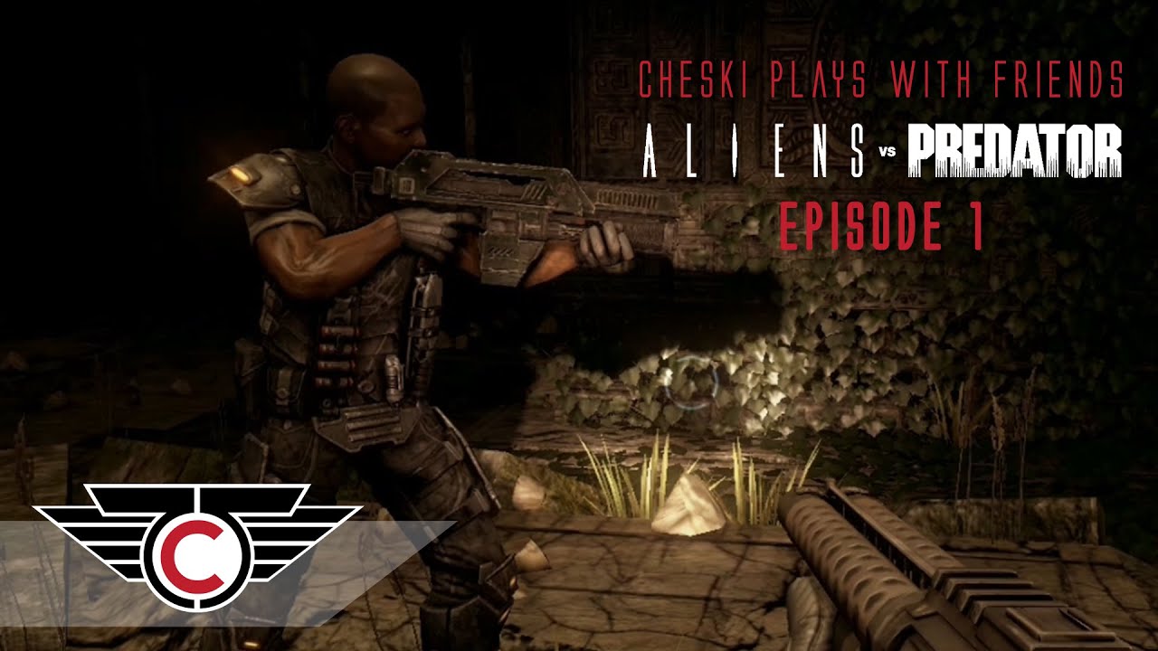 Cheski Plays with Friends - Alien vs. Predator - Multiplayer - 1 - YouTube