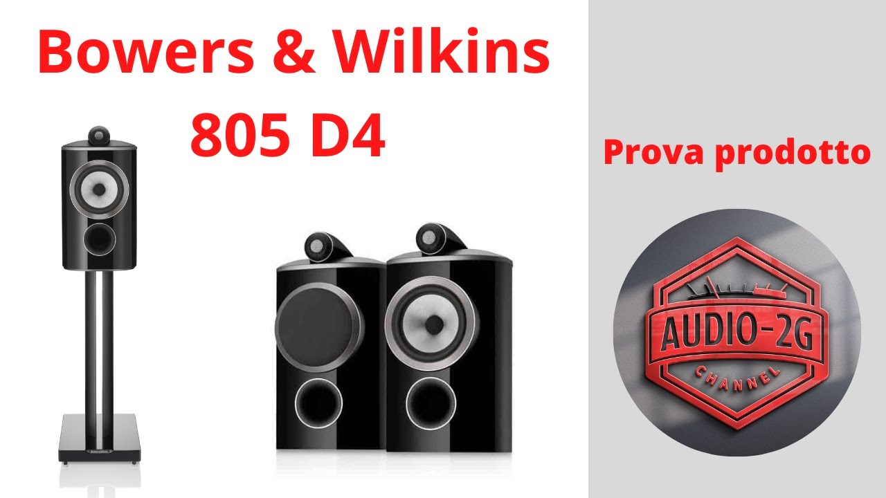 B&W 805 D4 - YouTube