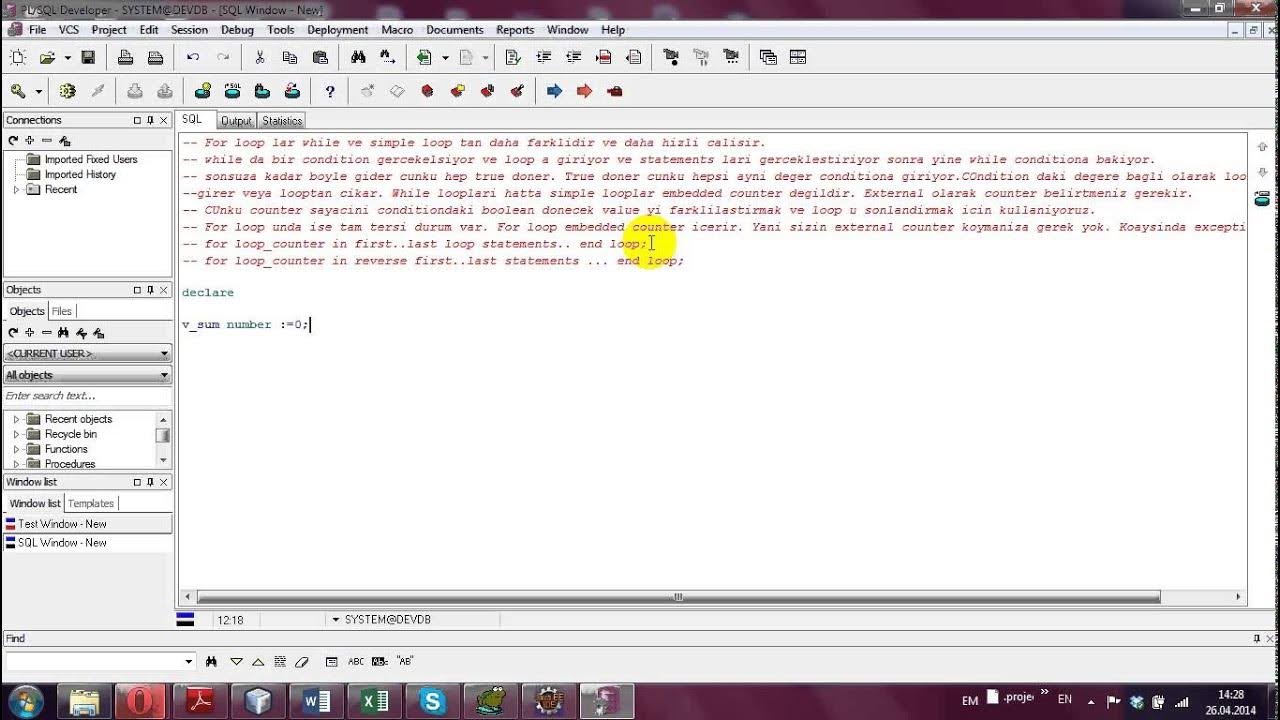 PL - SQL - 15 - FOR LOOP - YouTube