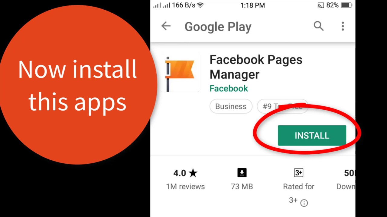 How to Download Facebook Page Manager app|| foxweb.us - YouTube