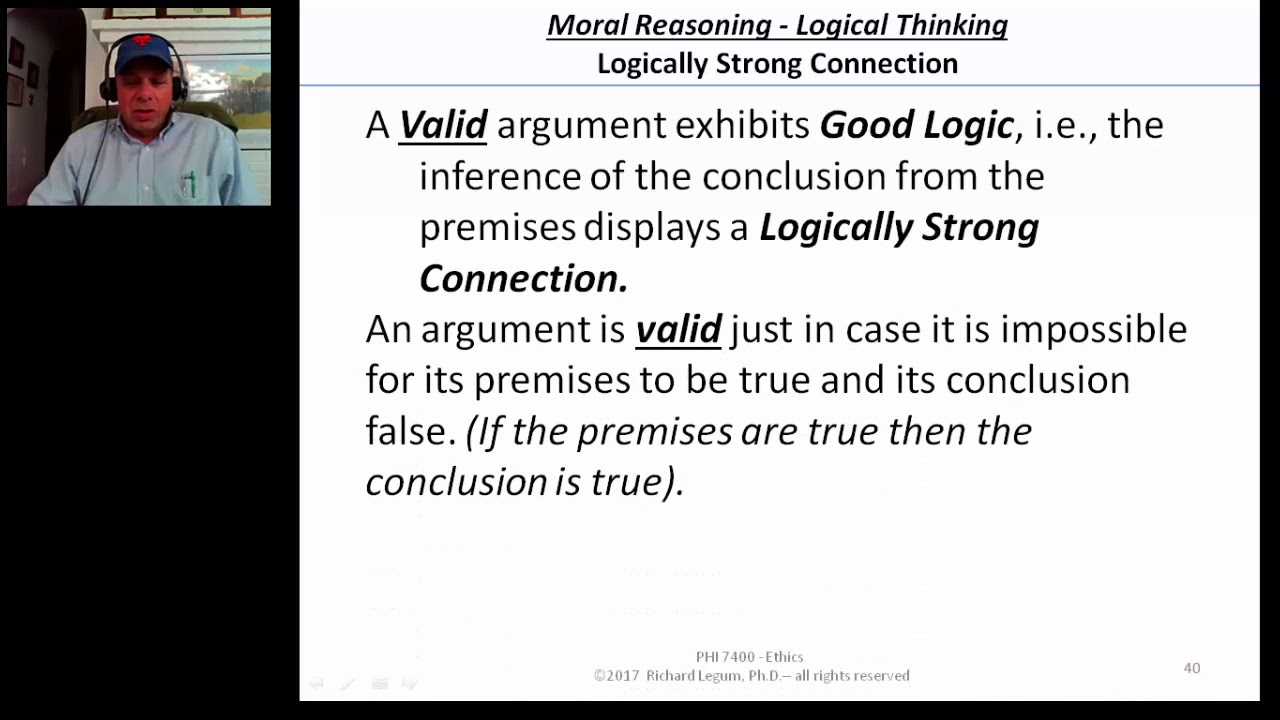 Moral Reasoning Thinking Logically Summary part 2 - YouTube