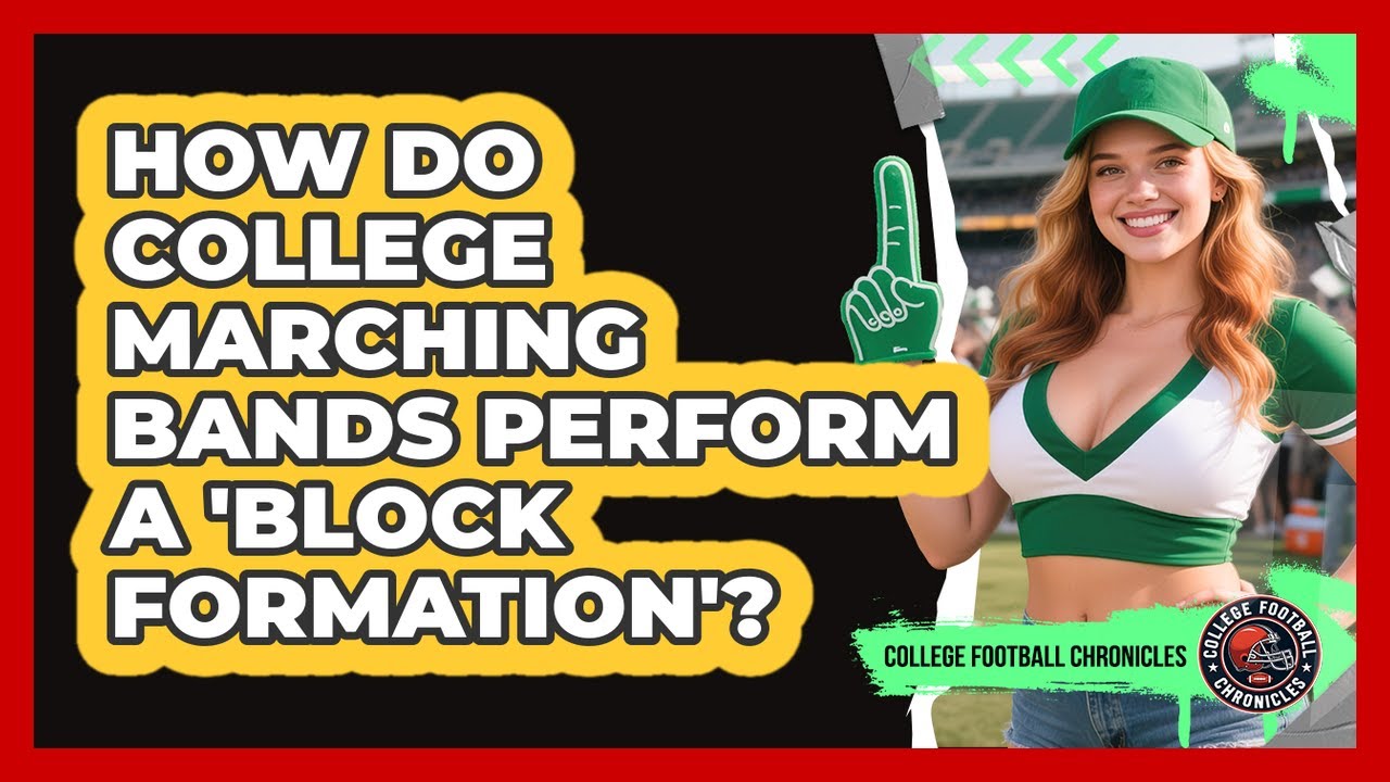 How Do College Marching Bands Perform A 'Block Formation'? - College ...