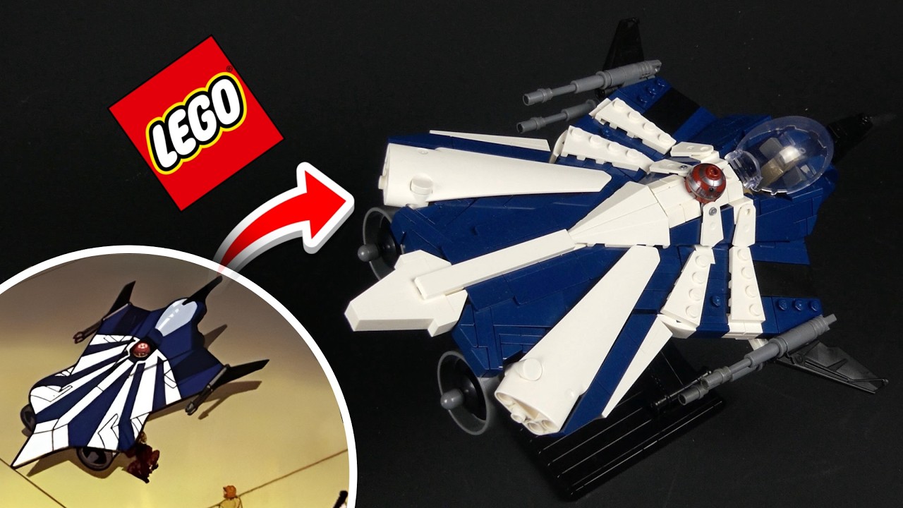I built Anakin‘s Azure Angel in LEGO! 2003 Clone Wars Build - YouTube