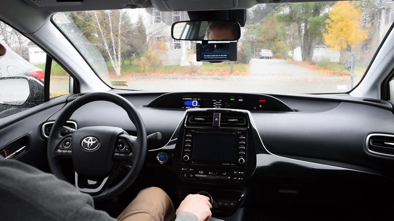 Comma 2 Openpilot Prius Prime 2020 install and drive - YouTube