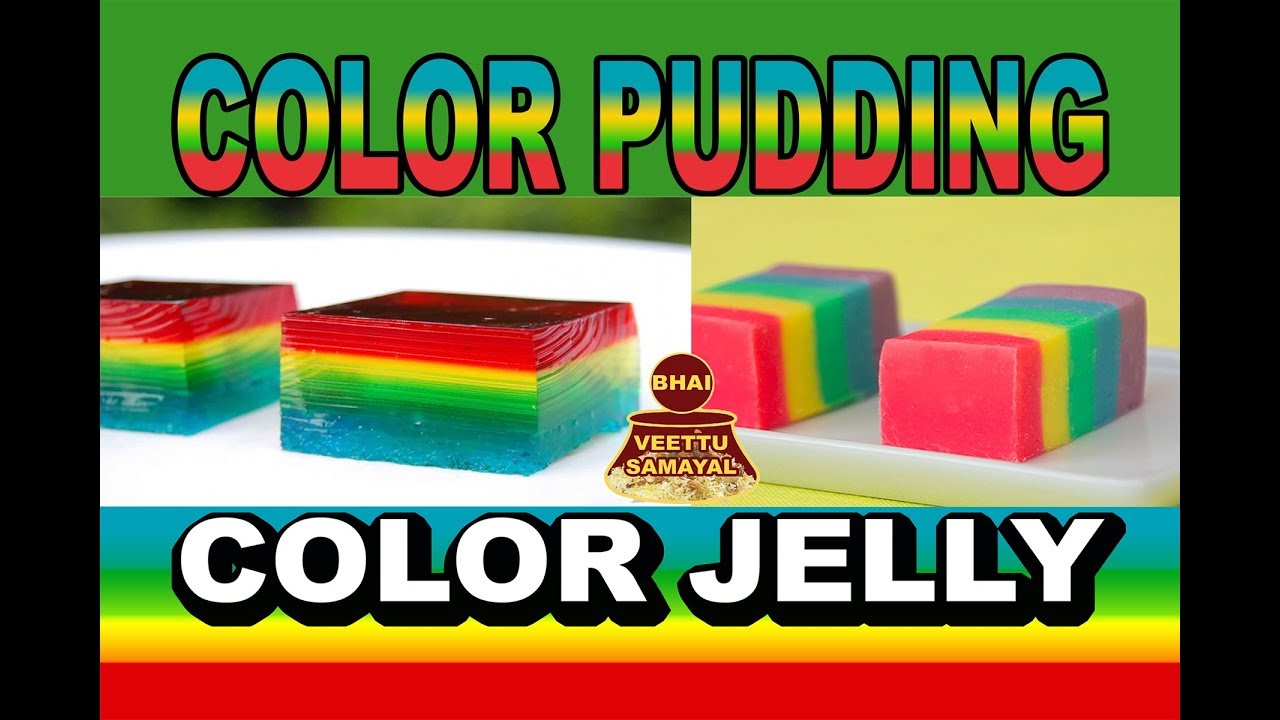COLOUR PUDDING - JELLY (DOUBLE LAYER) - YouTube
