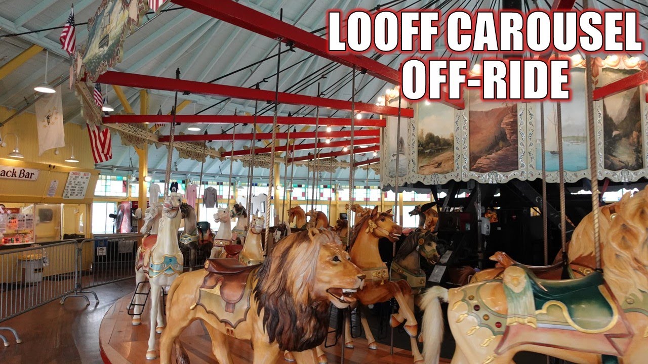 Looff Carousel Off-Ride Footage, Slater Park Classic Carousel | Non ...